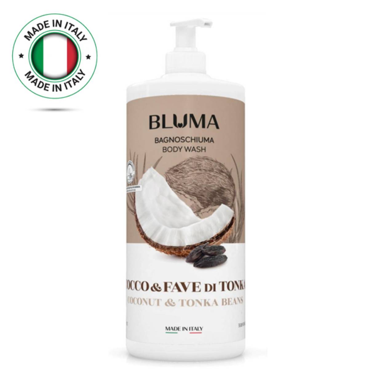 Bluma Italy Coconut Body Wash with Pump, Moisture, DermaTeste | NTUC ...