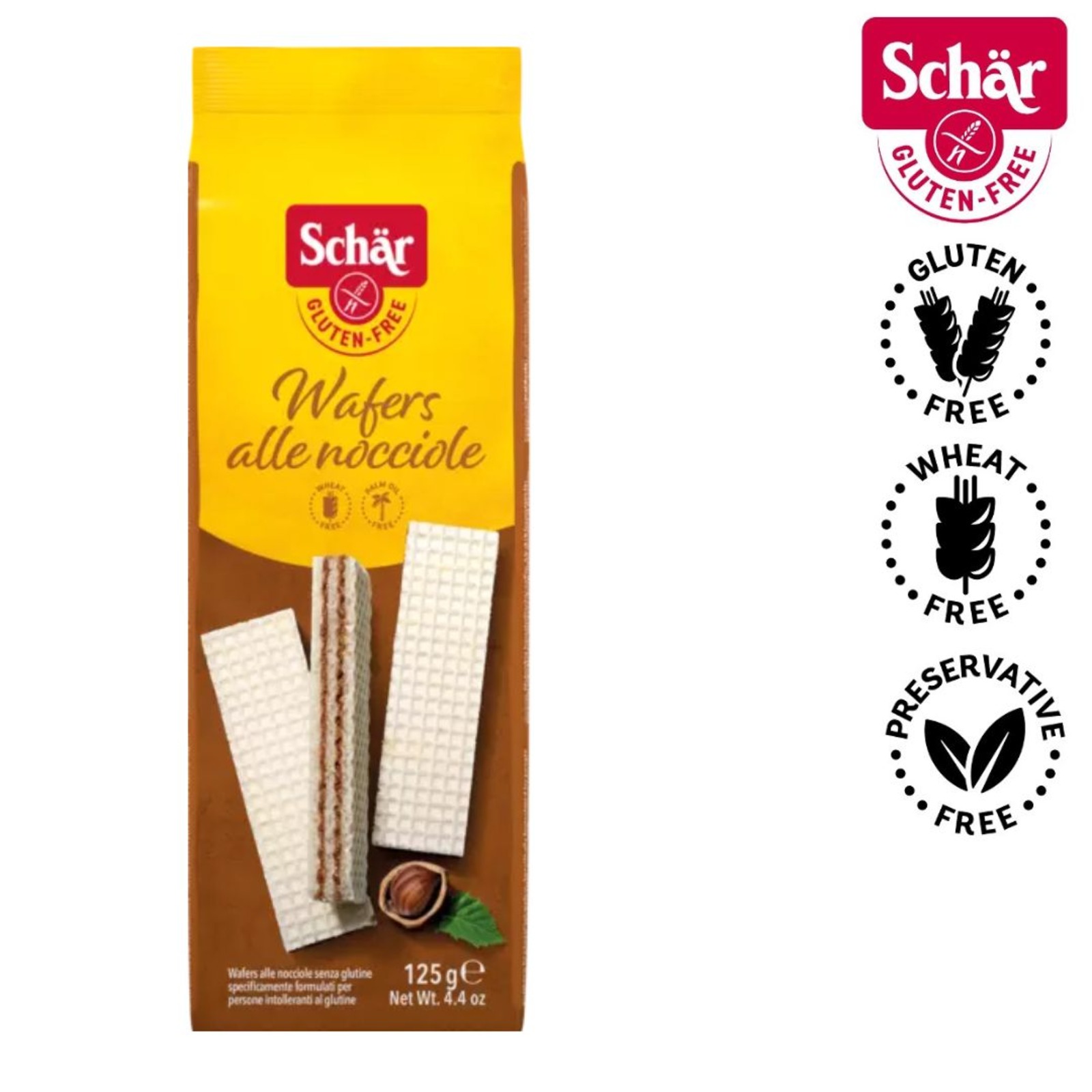 Schar Wafers with Hazelnut Cream, Gluten Free | NTUC FairPrice