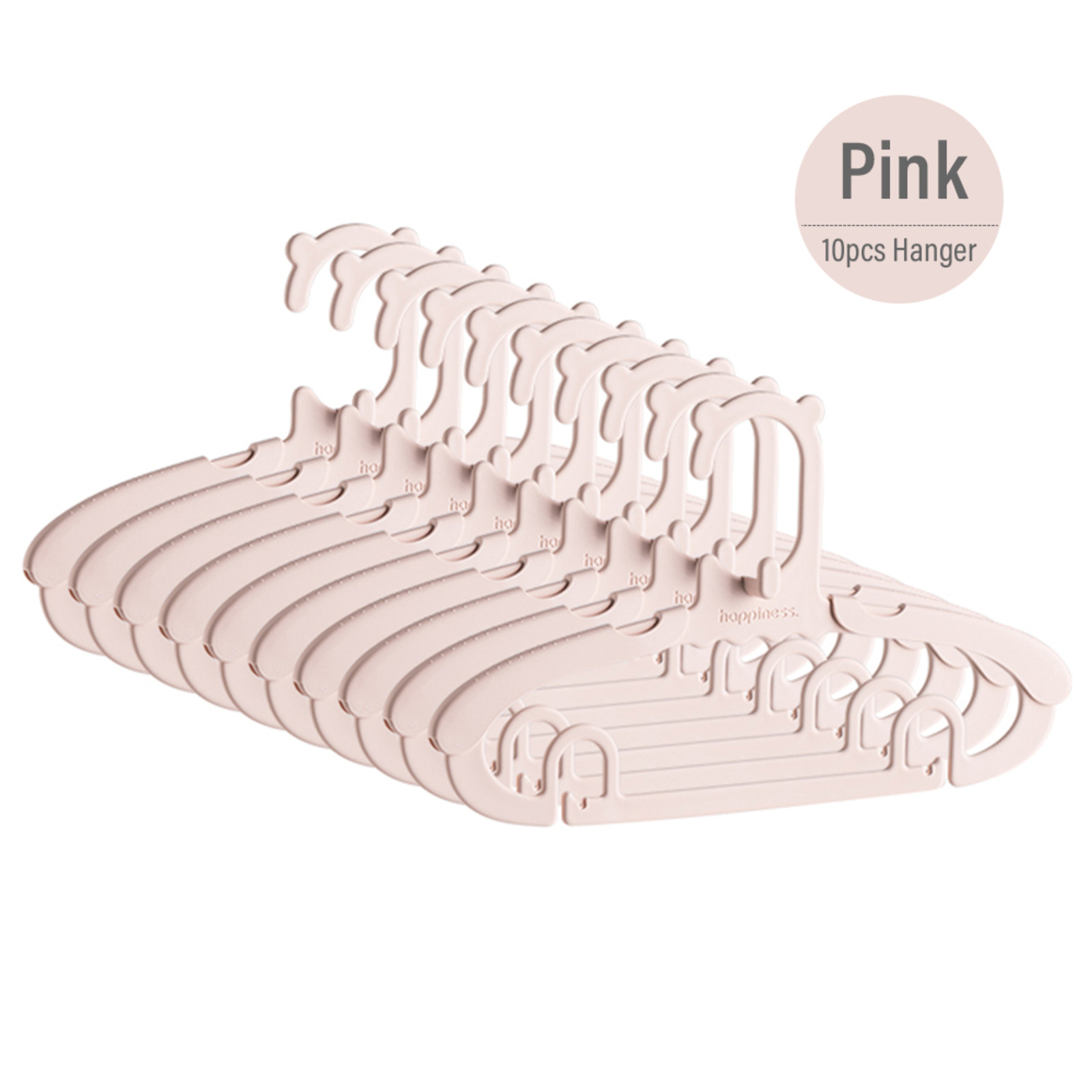 Sweet Home KL010 Kids Stackable Hanger - Pink | NTUC FairPrice