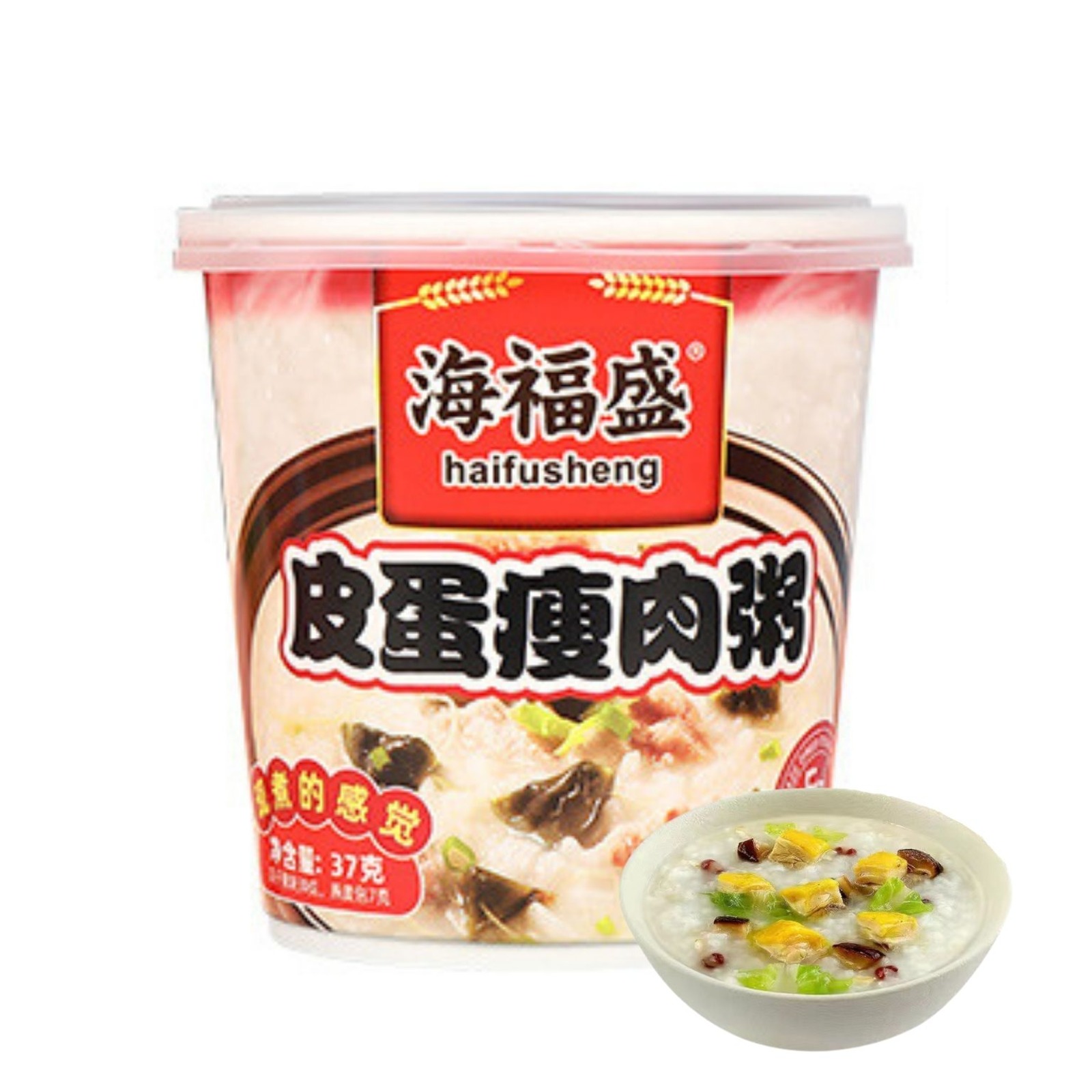 Haifusheng Pork And Preserved Egg Instant Porridge [KEMF] | NTUC FairPrice