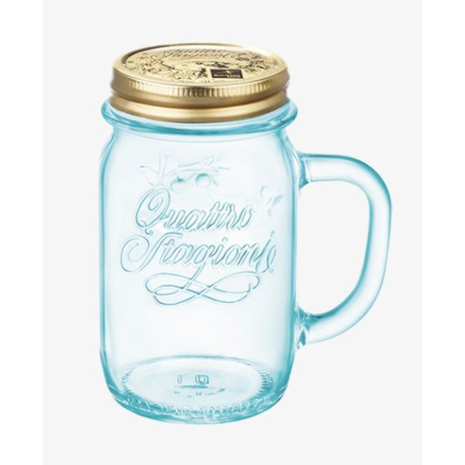 Bormioli Rocco Quattro Stagioni Jar w Handle & Lid 400ml Blue | NTUC ...