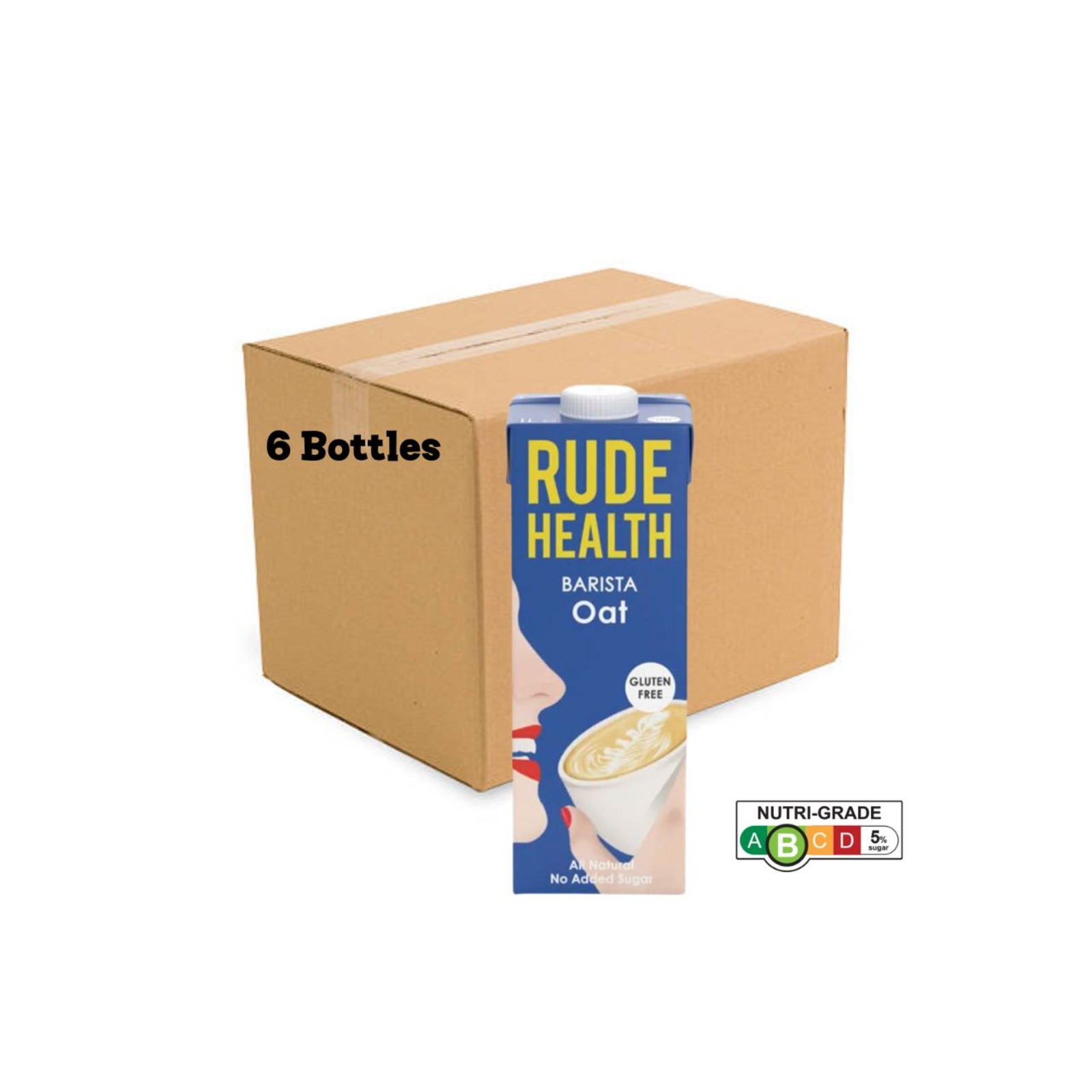 Rude Health [BUNDLE OF 6] Gluten Free - Barista Oat | NTUC FairPrice
