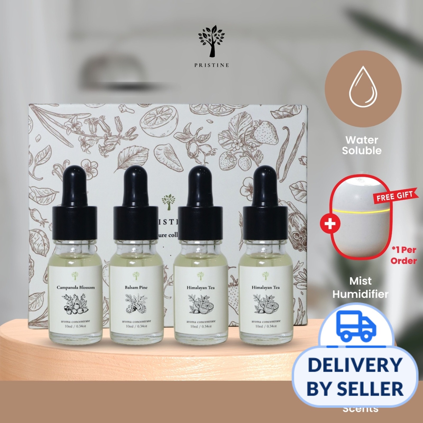 Pristine Aroma Concentrate - 4 Bundle - Signature - 10ml | NTUC FairPrice