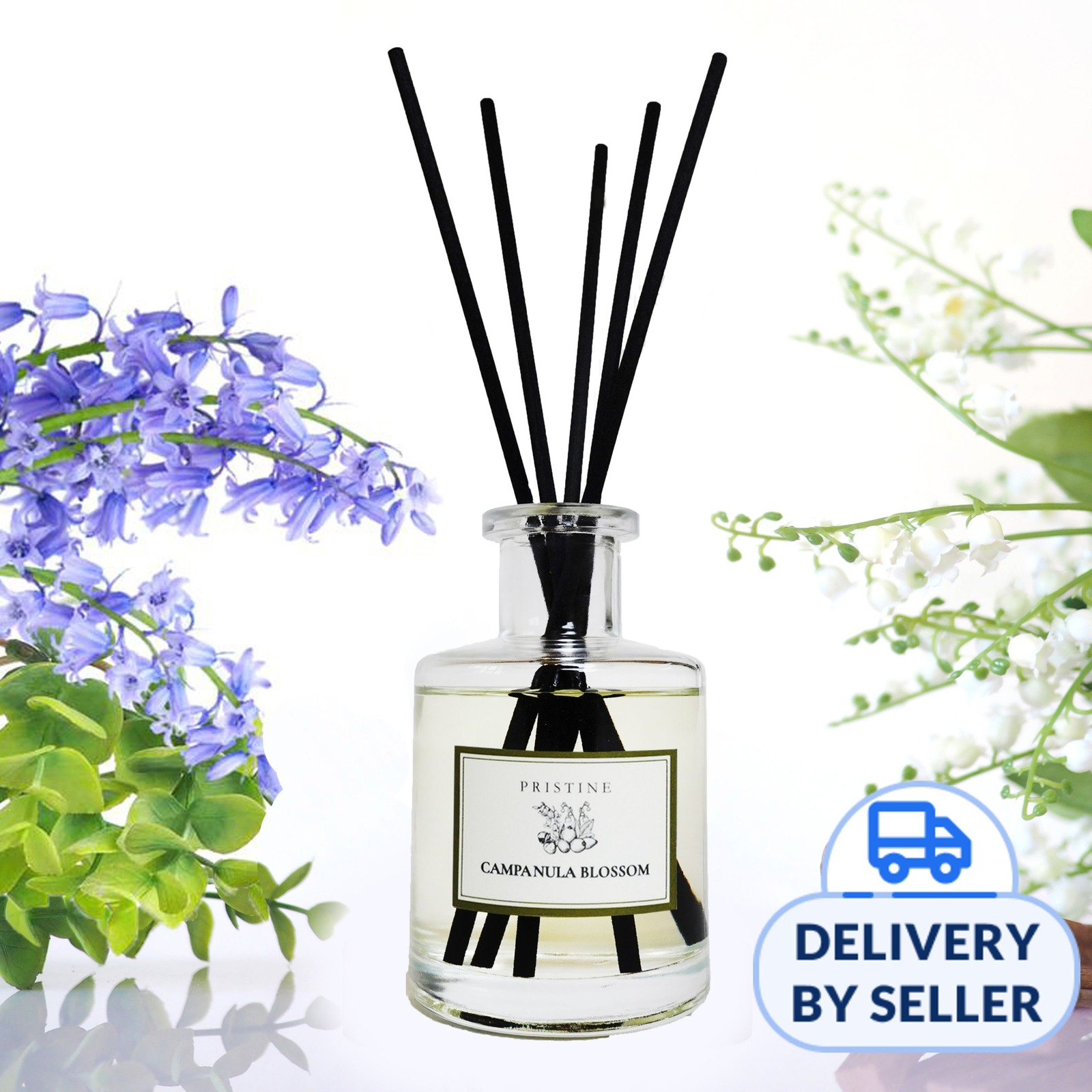 Pristine Reed Diffuser - Campanula Blossom - 180ml | NTUC FairPrice