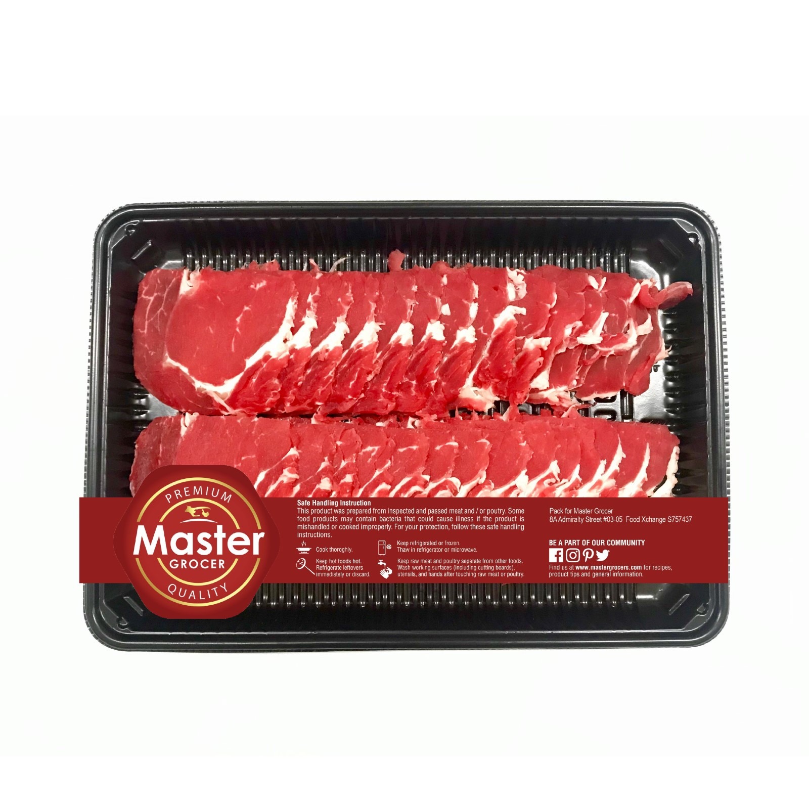 Master Grocer Australia Beef Sukiyaki 400g - Frozen | NTUC FairPrice