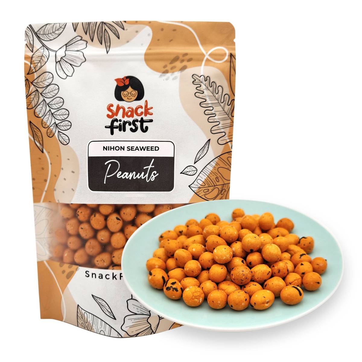 SnackFirst Nihon Seaweed Peanuts - Crunchy Umami Nuts | NTUC FairPrice