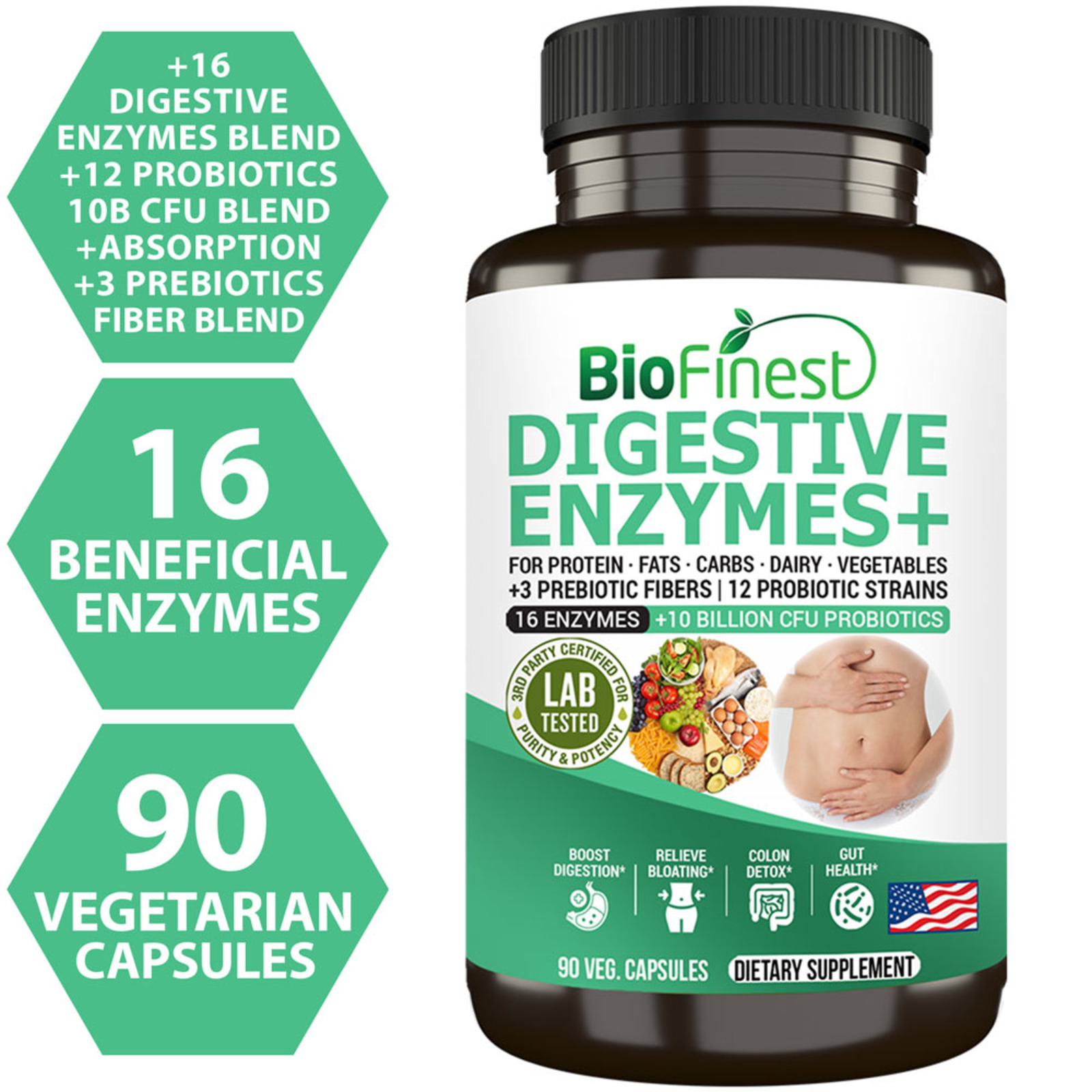 Biofinest Digestive Enzymes Supplement Prebiotics Probiotics | NTUC ...