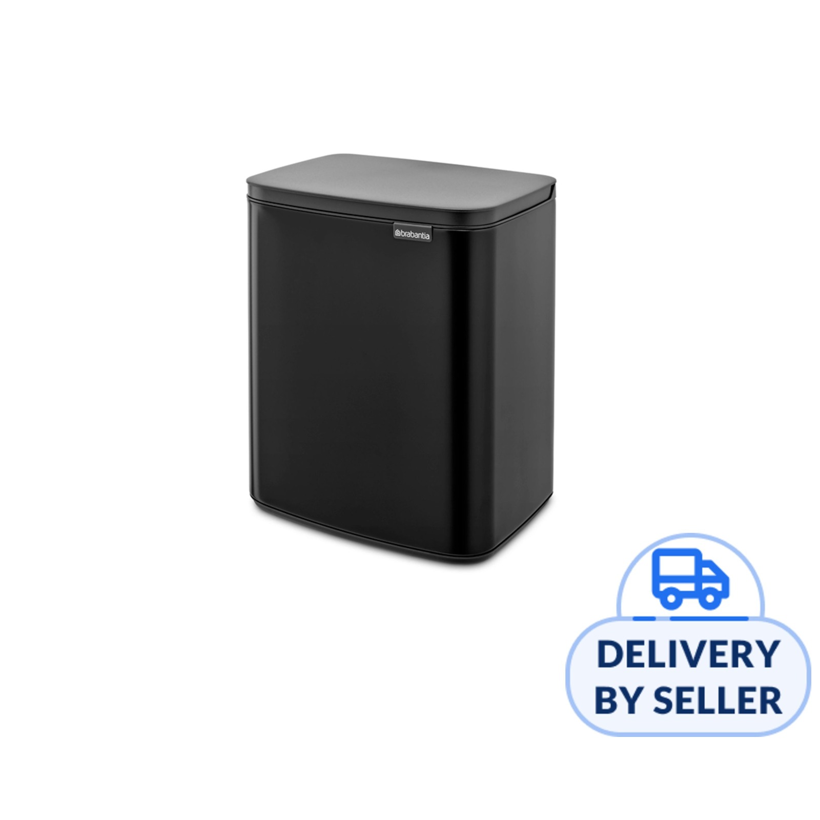 Bo Waste Bin 12L - Matt Black | NTUC FairPrice