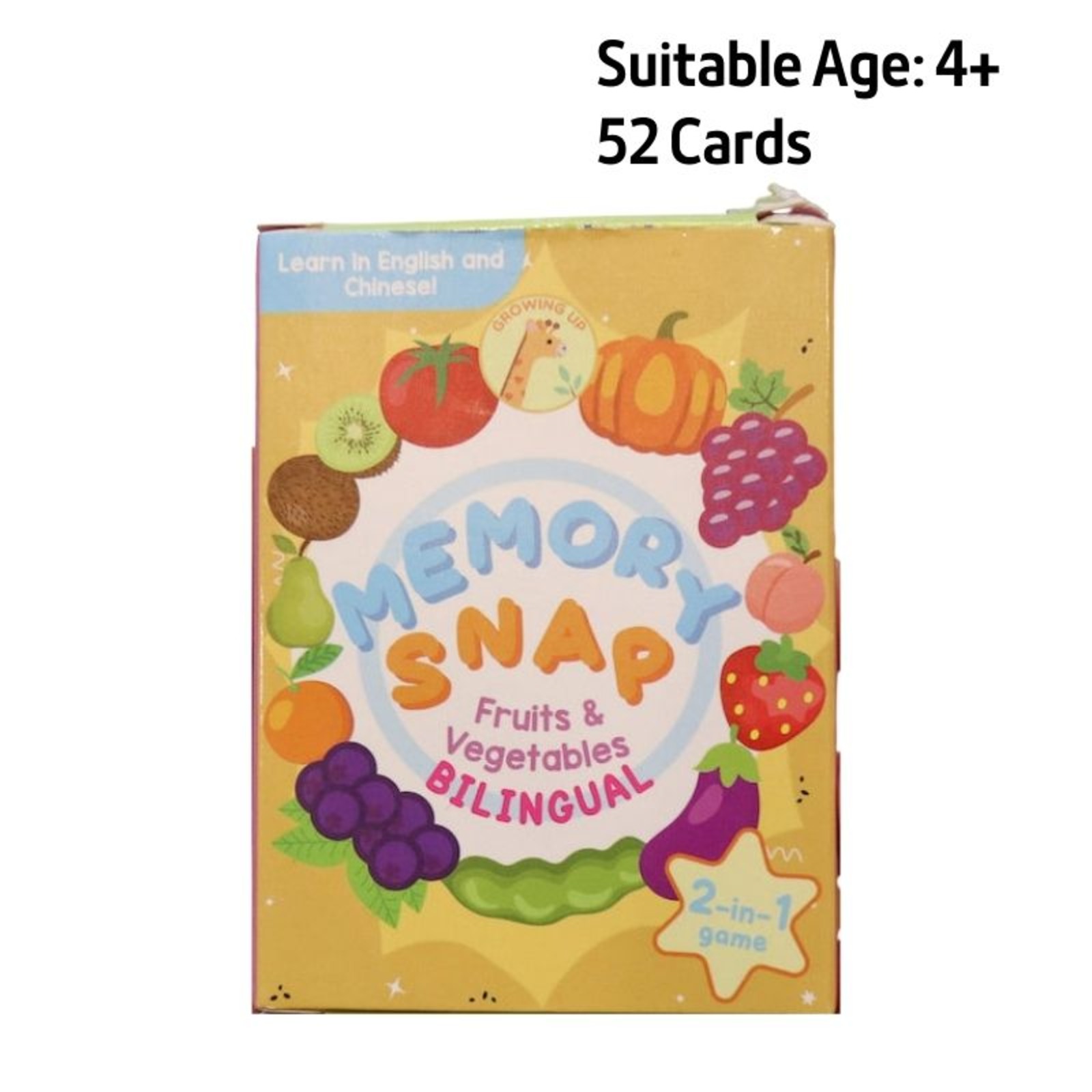Growing Up Academy Memory Snap Card Game (Fruits & Vege) | NTUC FairPrice