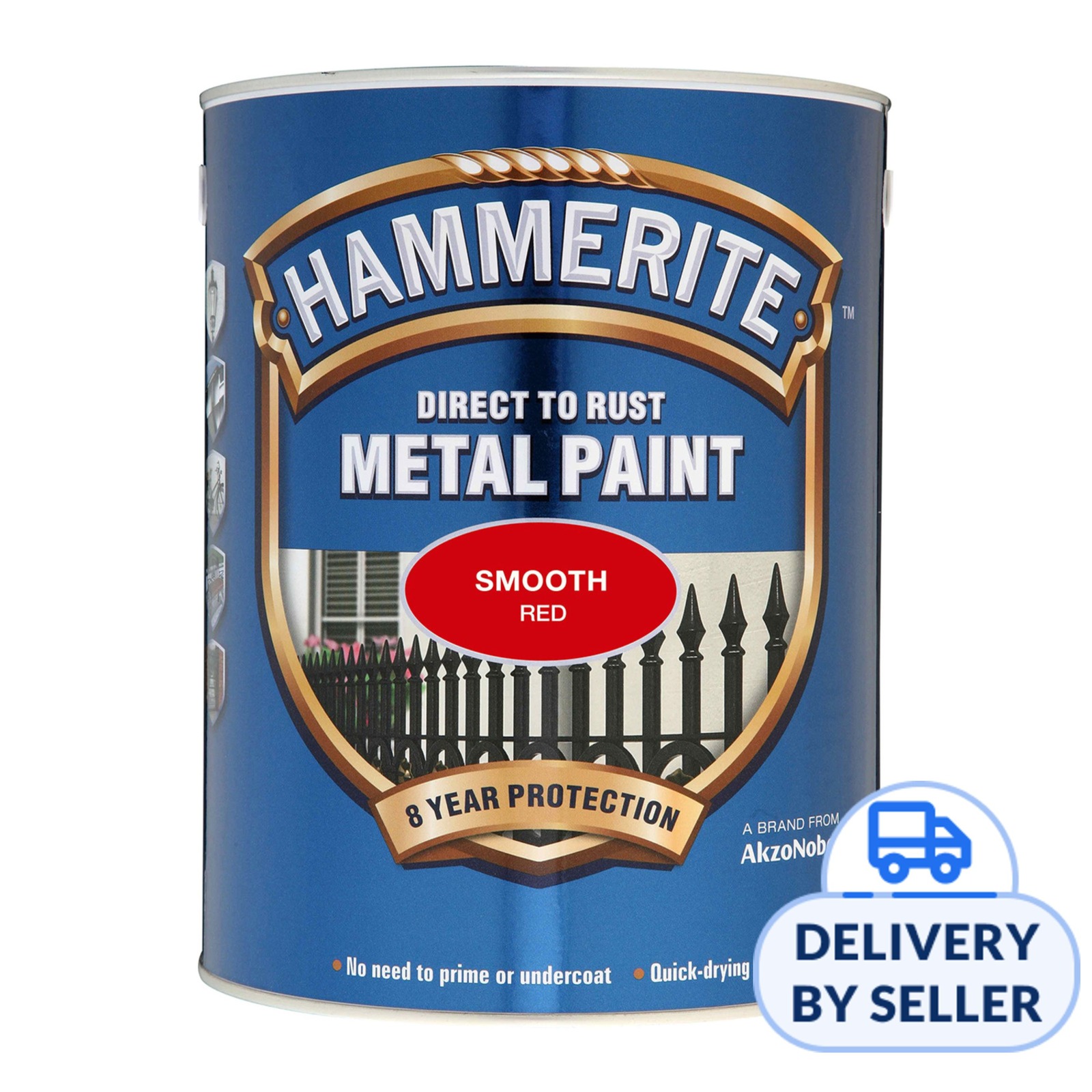 Hammerite Direct to Rust Smooth Red Metal Paint | NTUC FairPrice