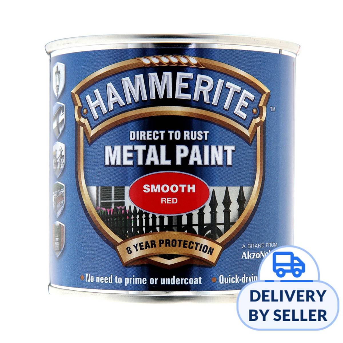 Hammerite Direct to Rust Smooth Red Metal Paint | NTUC FairPrice