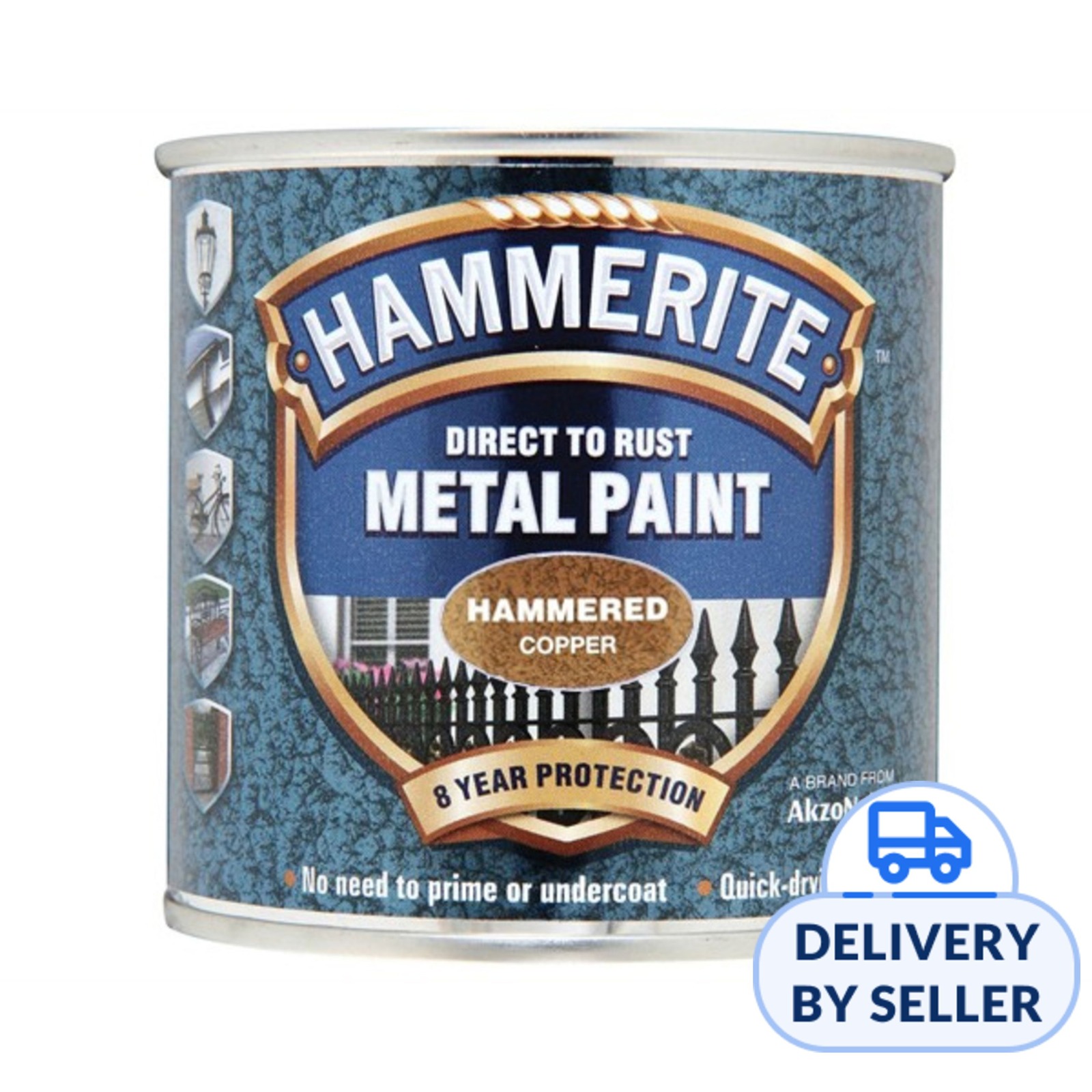 Hammerite Direct to Rust Hammered Copper Metal Paint | NTUC FairPrice