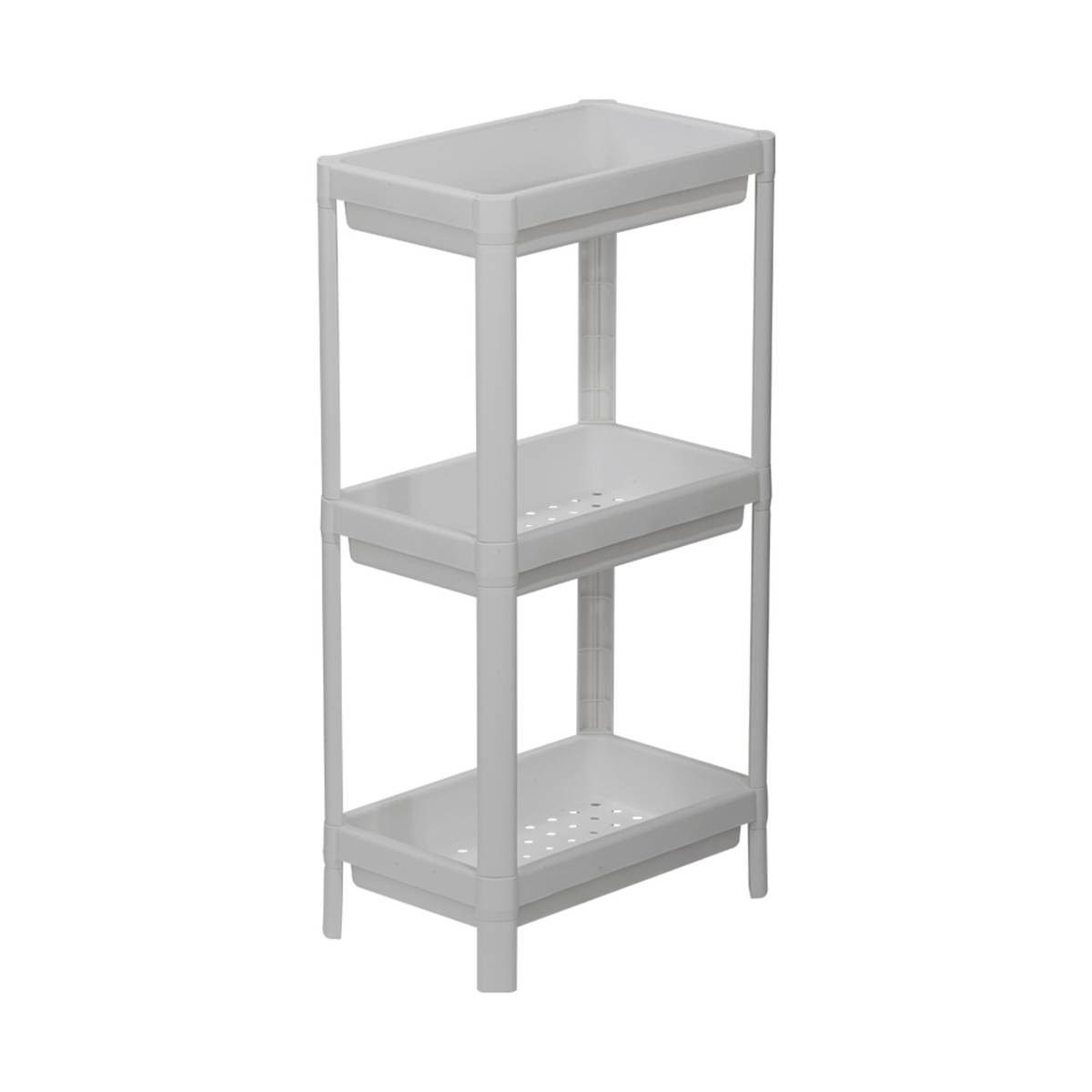 Inochi 3-Tier Storage Shelf Grey | NTUC FairPrice