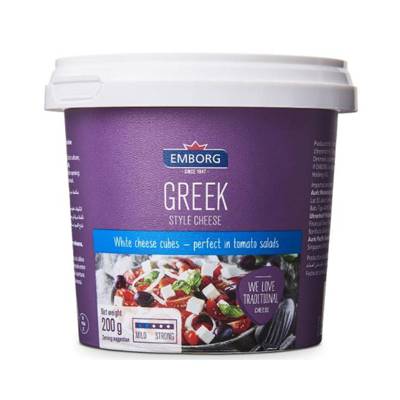 Emborg Greek Style Cheese (Feta Cubes in brine) | NTUC FairPrice