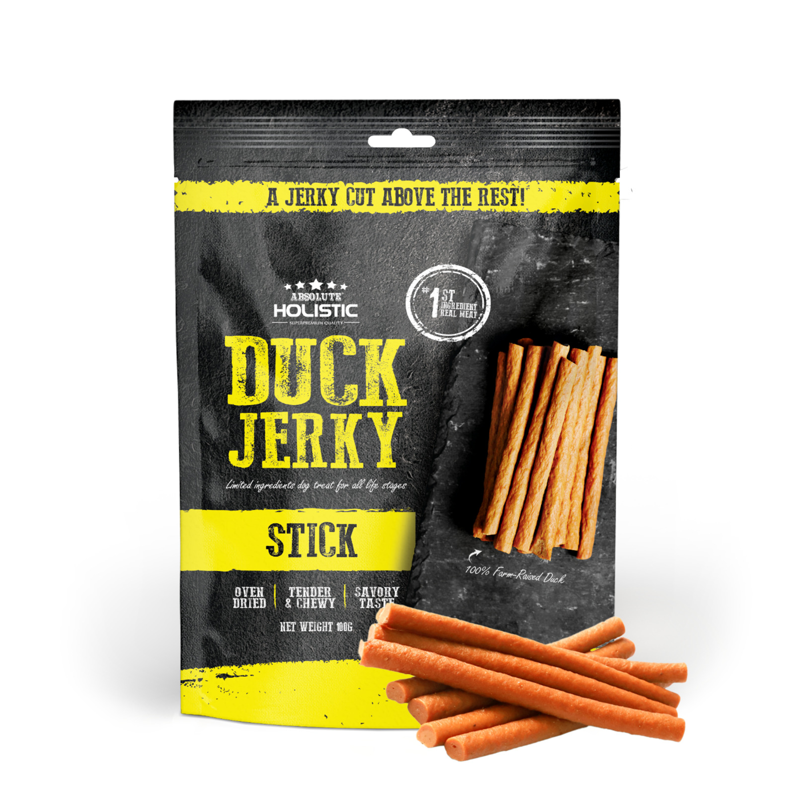 Absolute Holistic Jerky Ingredient Dog Treat Duck Stick | NTUC FairPrice