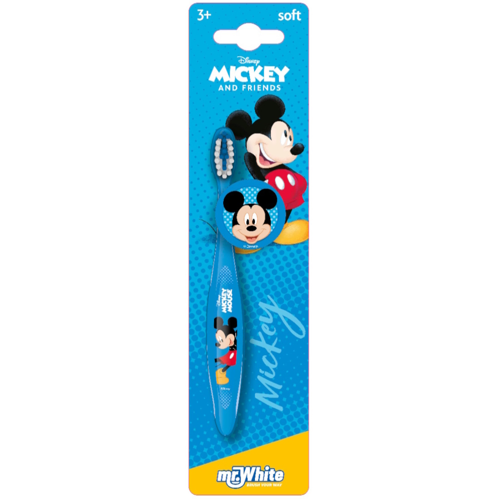 Mr White Mickey Manual Toothbrush | NTUC FairPrice