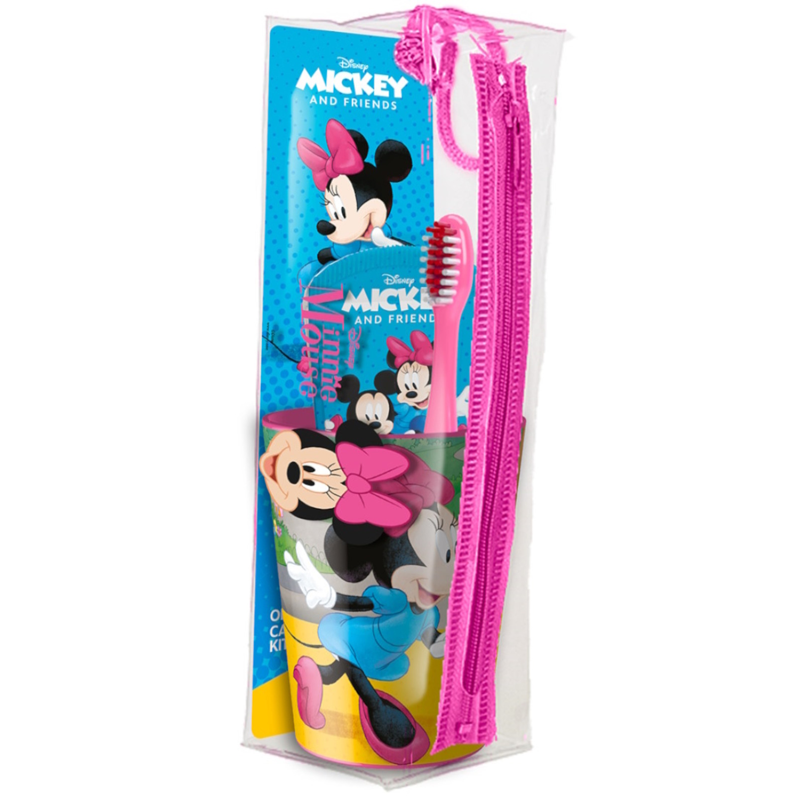 Mr White Minnie Travel Kit Toothbrush With Toothpaste | NTUC FairPrice