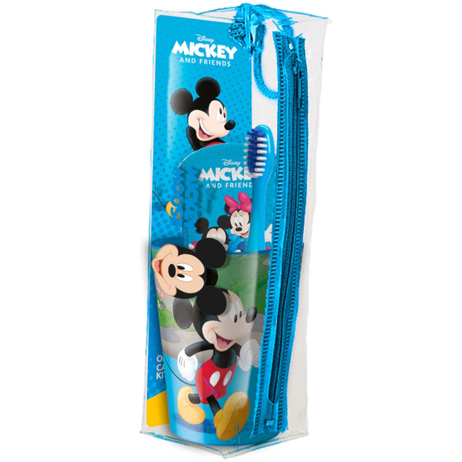 Mr White Mickey Travel Kit Toothbrush With Toothpaste | NTUC FairPrice
