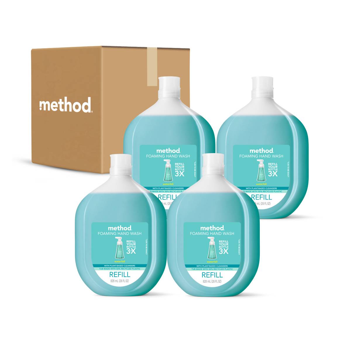 Method [Carton] Foaming Hand Wash - Waterfall Refill | NTUC FairPrice