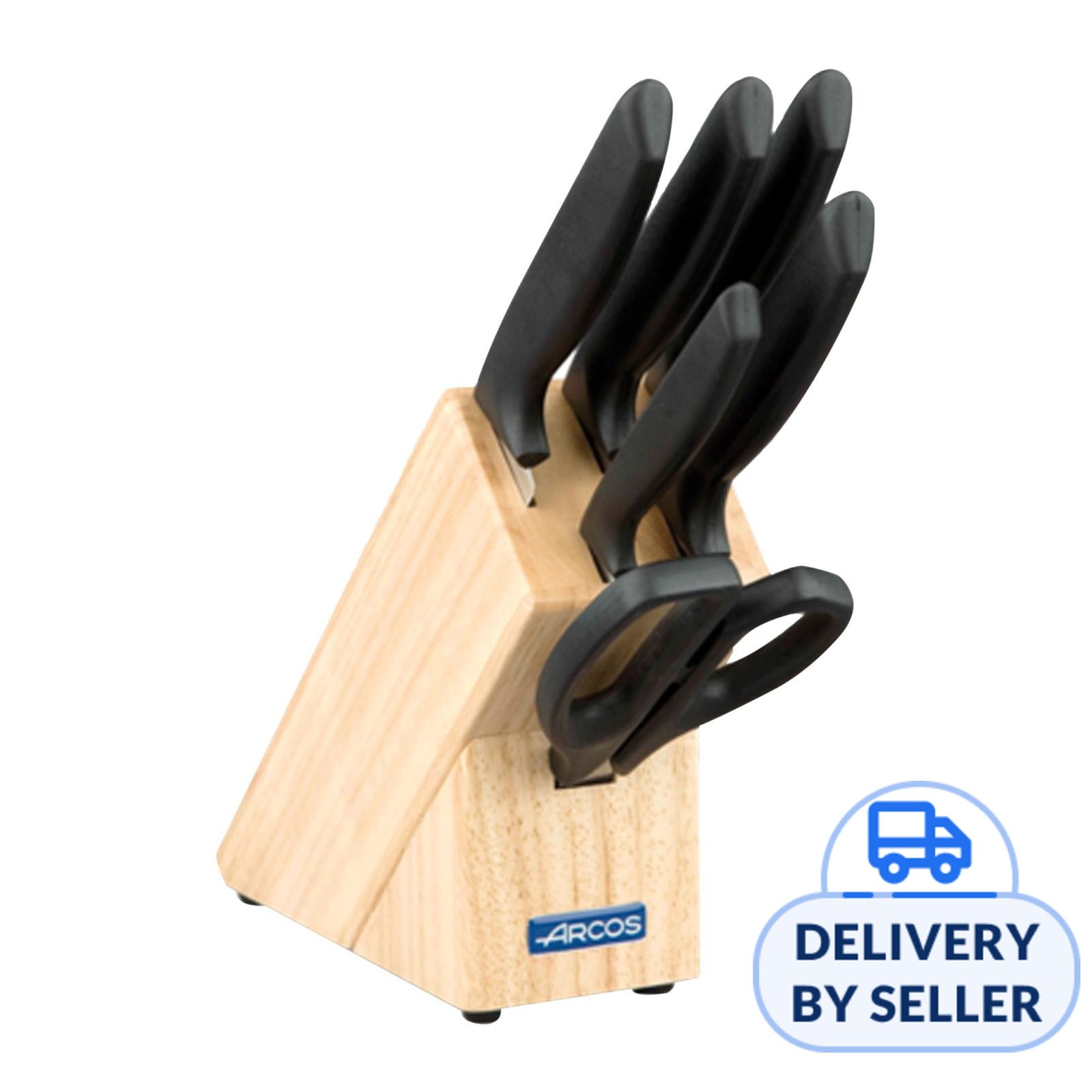 Arcos Knife Set 6's in Wood Block Niza | NTUC FairPrice