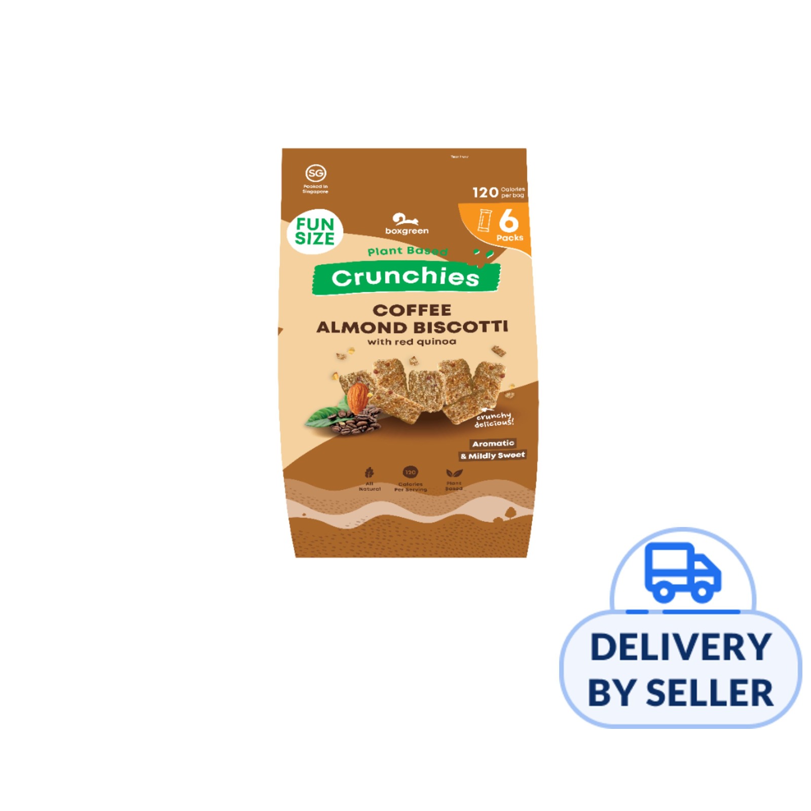 Boxgreen Crunchies Coffee Almond Fun Pack | NTUC FairPrice