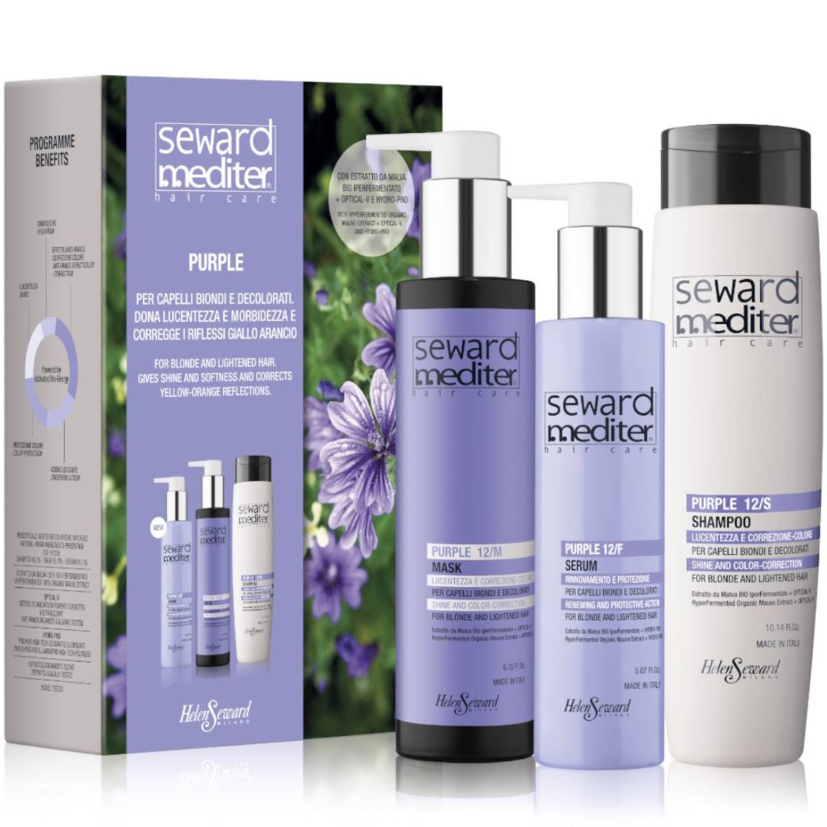 Helen Seward Mediter Purple Kit for Blonde Hair | NTUC FairPrice