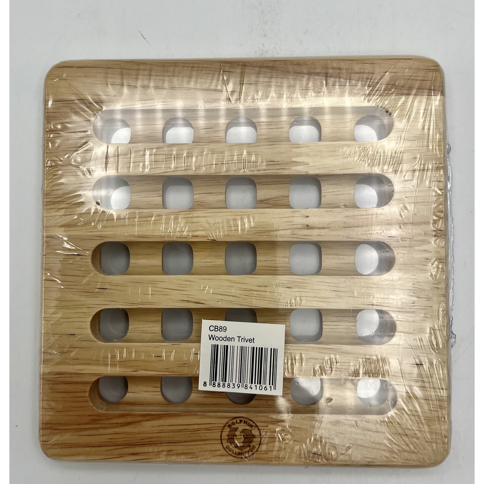 Dophin Collection Square Wooden Trivet (S) | NTUC FairPrice