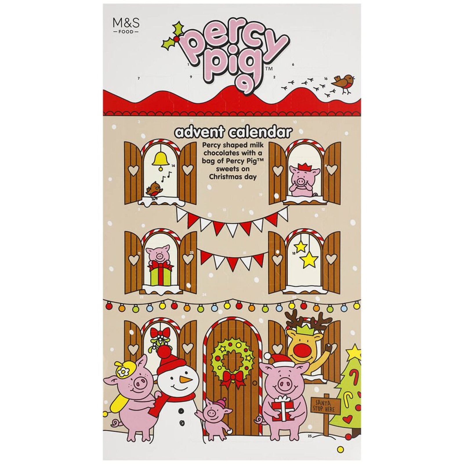 Marks & Spencer Percy Pig Milk Chocolate Advent Calendar | NTUC FairPrice