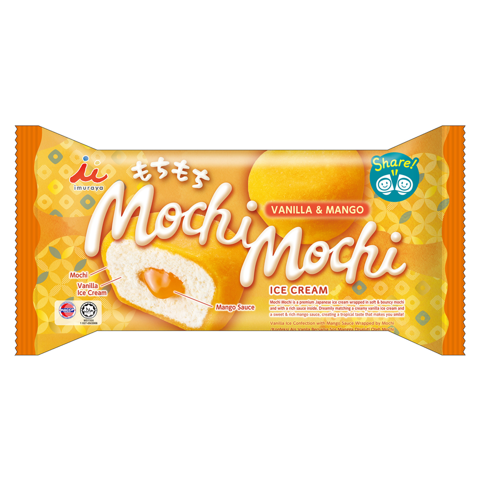 Imuraya Mochi Mochi Vanilla & Mango | NTUC FairPrice