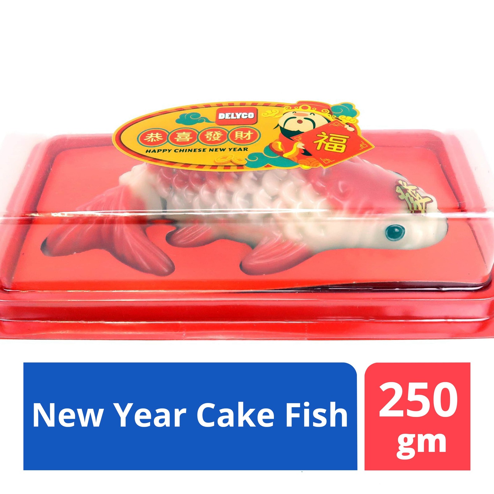 Delyco CNY Snack - New Year Cake (Fish Shape) | NTUC FairPrice