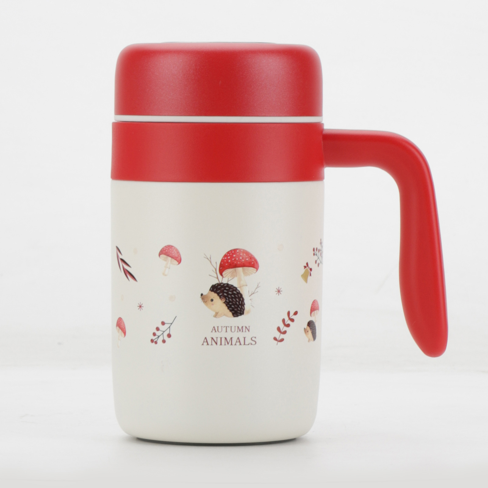Dolphin Collection Stainless Steel Vacuum Flask - Red | NTUC FairPrice