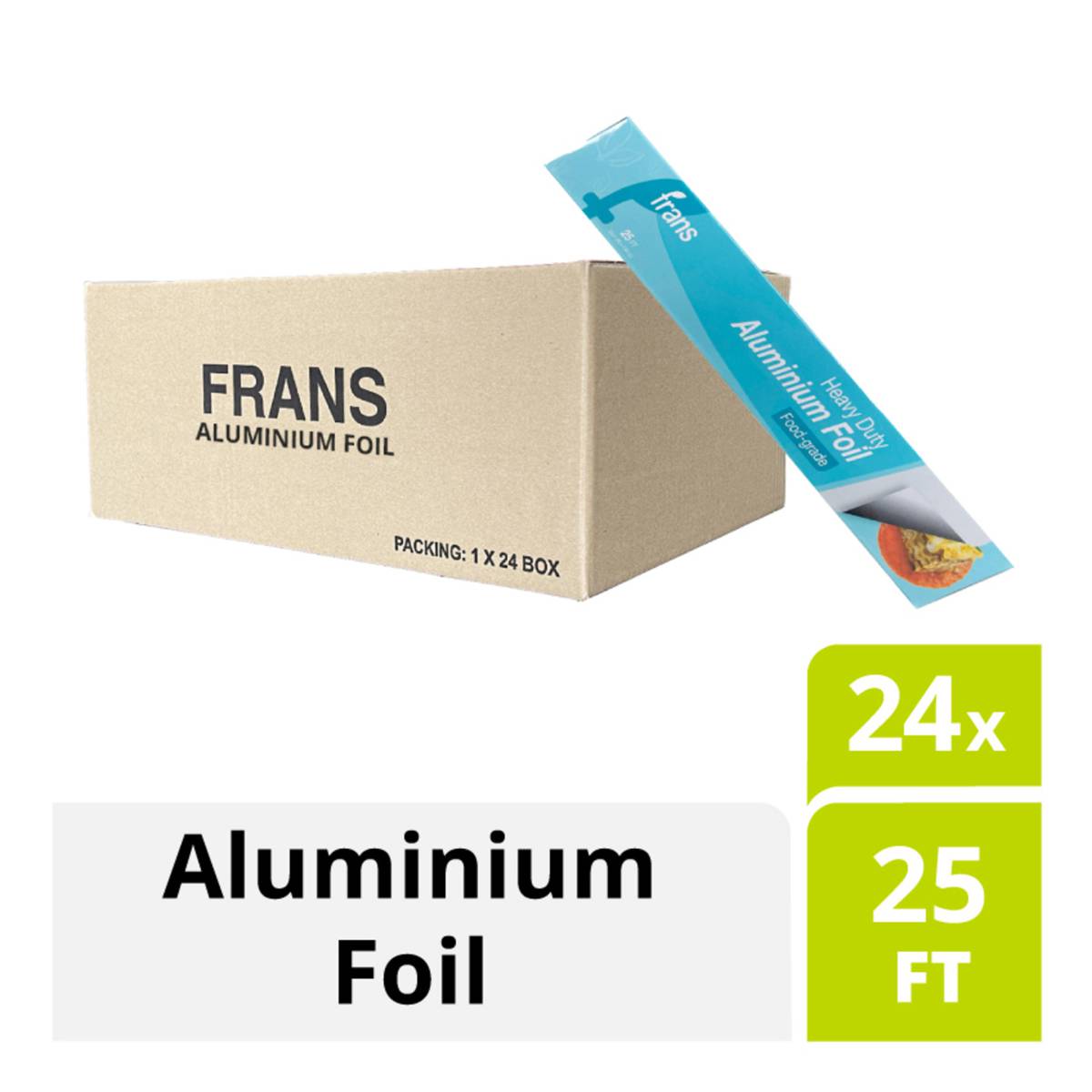 Frans Aluminium Foil 25FT (Carton) | NTUC FairPrice