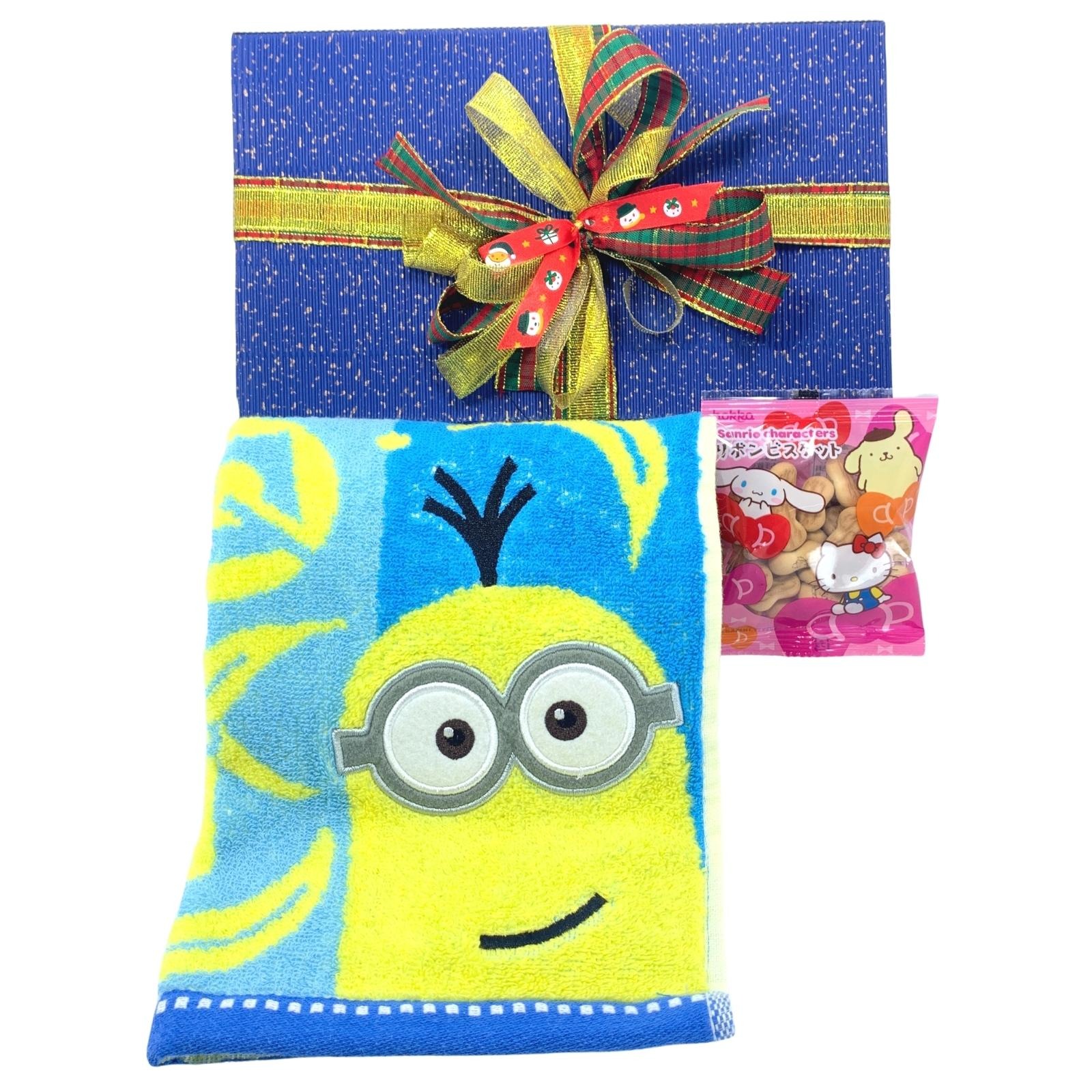 Ssh Giftset-Minion Kevin And Stuart Face Towel & Biscuits | NTUC FairPrice