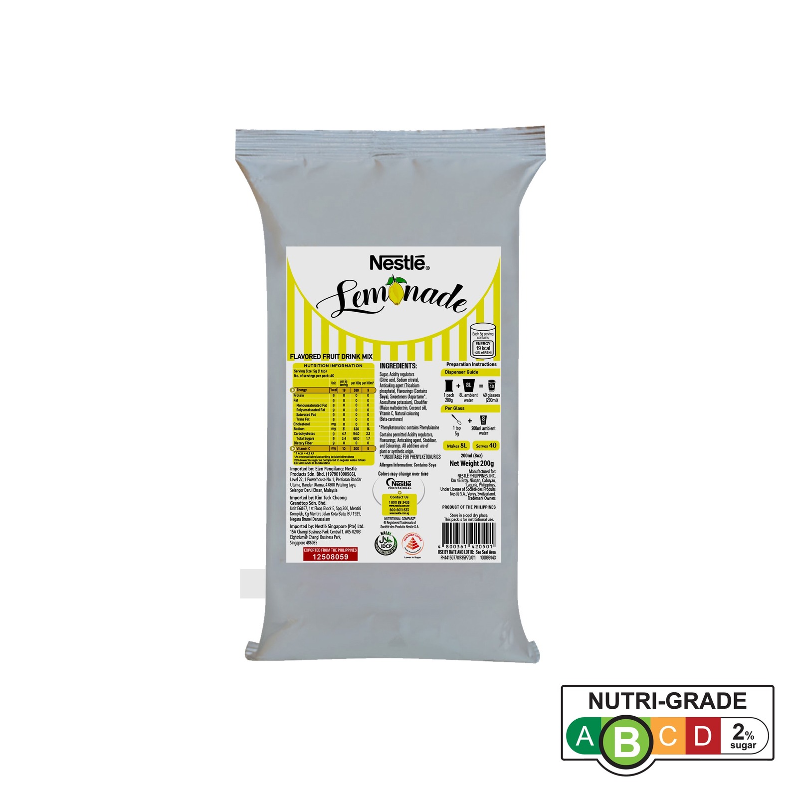 Nestle Lemonade Powder Lemonade | NTUC FairPrice