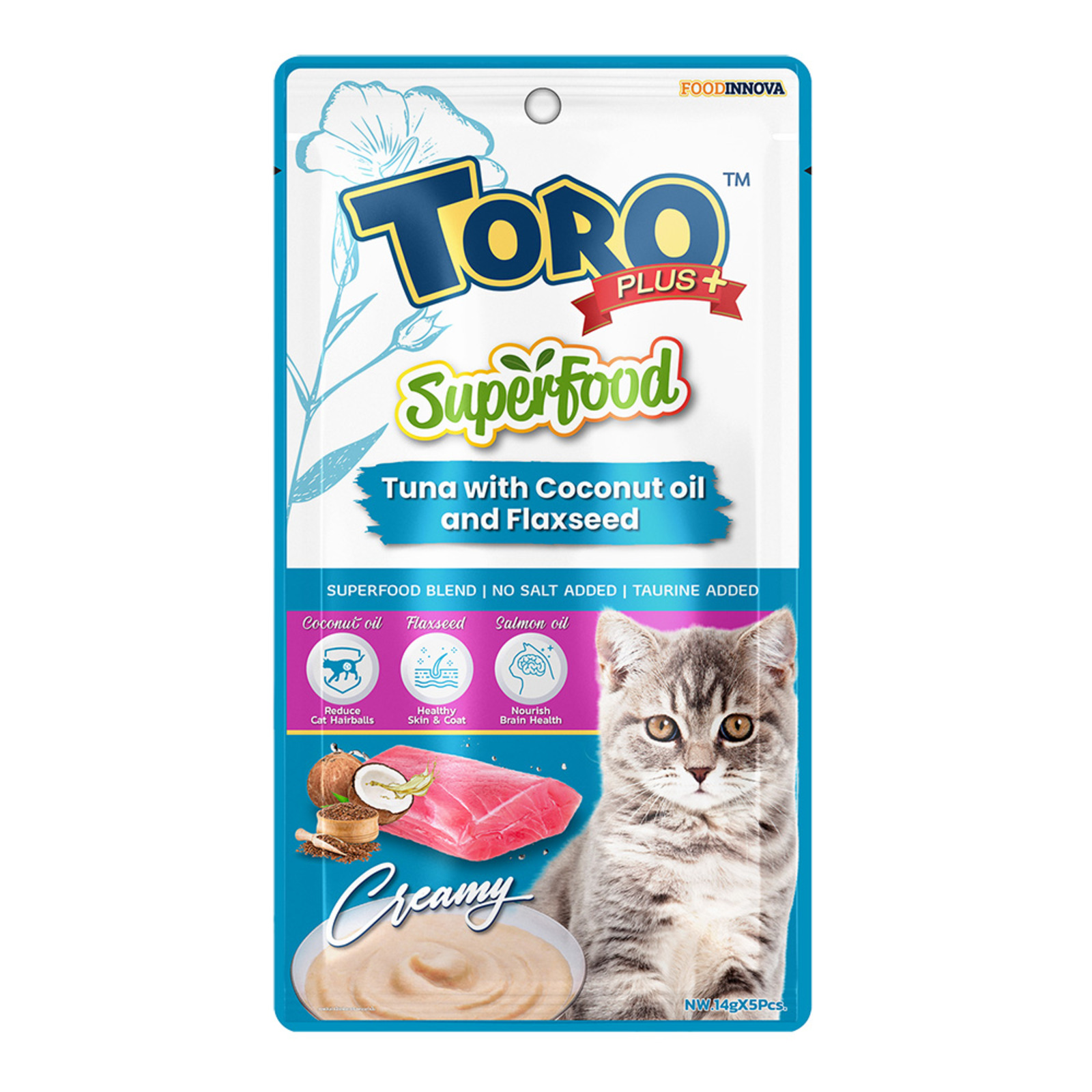 Toro Plus Superfood Tuna with Coconut Oil 14g | NTUC FairPrice