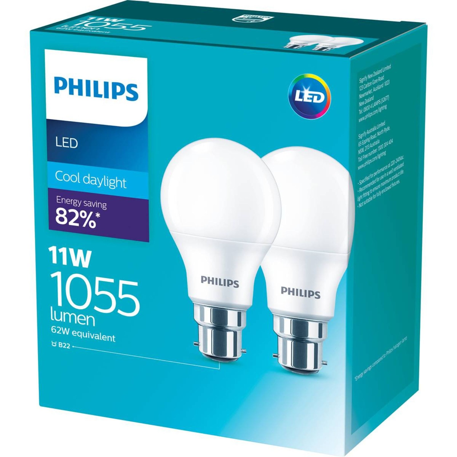 Philips LED Light Bulbs Essential 11W Cool Daylight | NTUC FairPrice