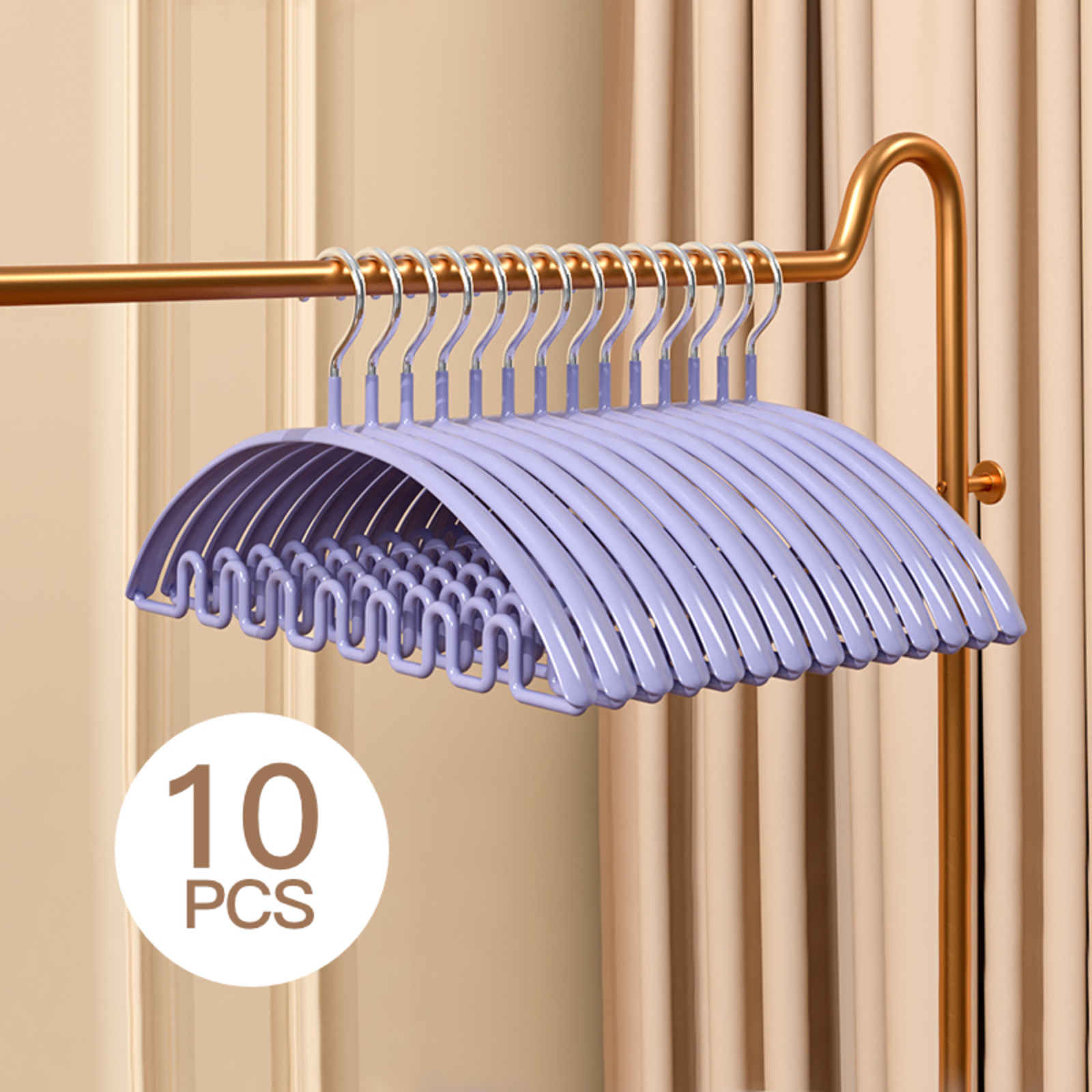 Sweet Home Multifunctional Wavy Hooks Hanger - Taro Purple | NTUC FairPrice