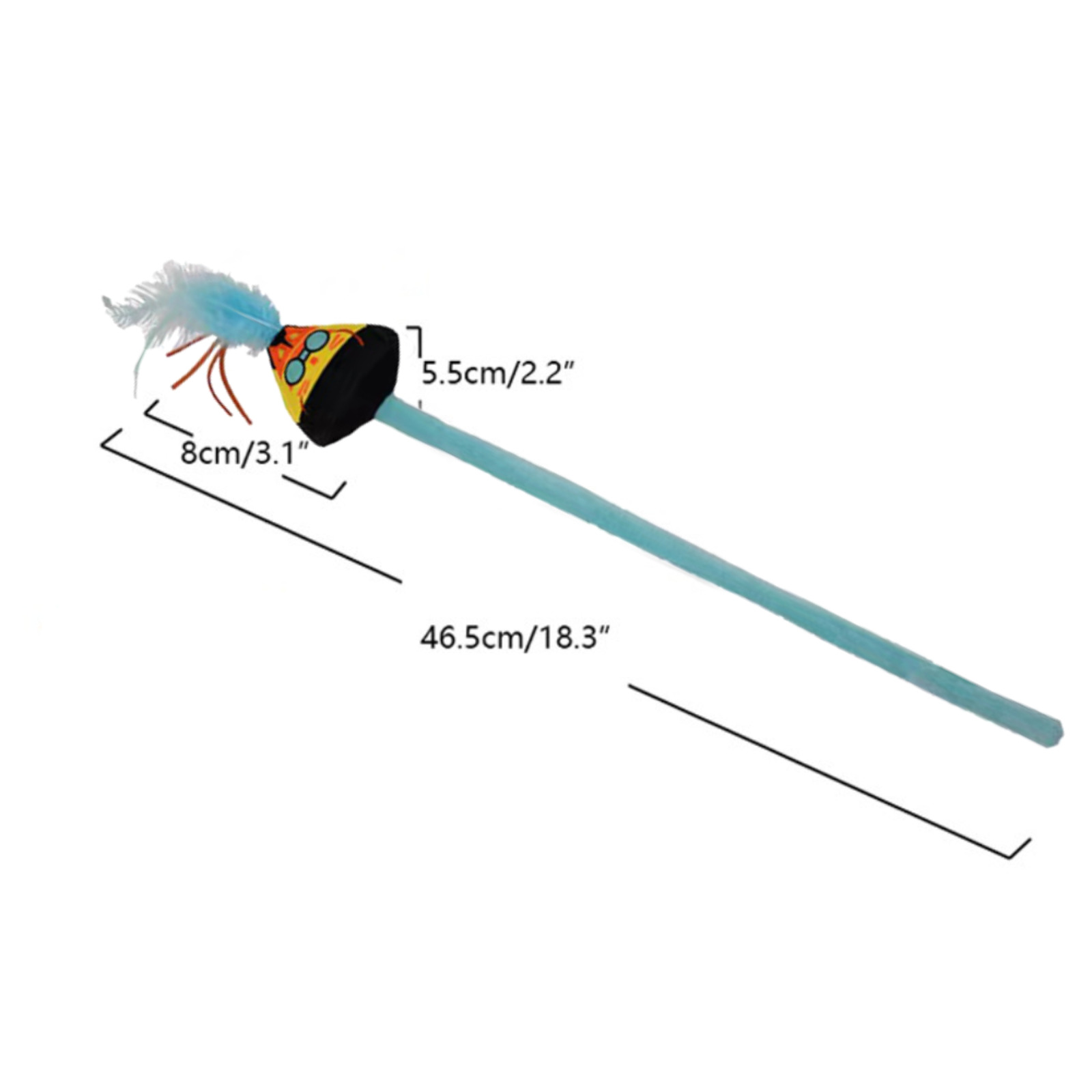 Famipet Feather Triangular Cat Interactive Toy - Mimi | NTUC FairPrice