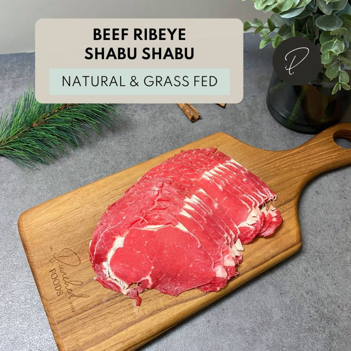 Punched Foods Beef Ribeye Shabu Shabu | NTUC FairPrice