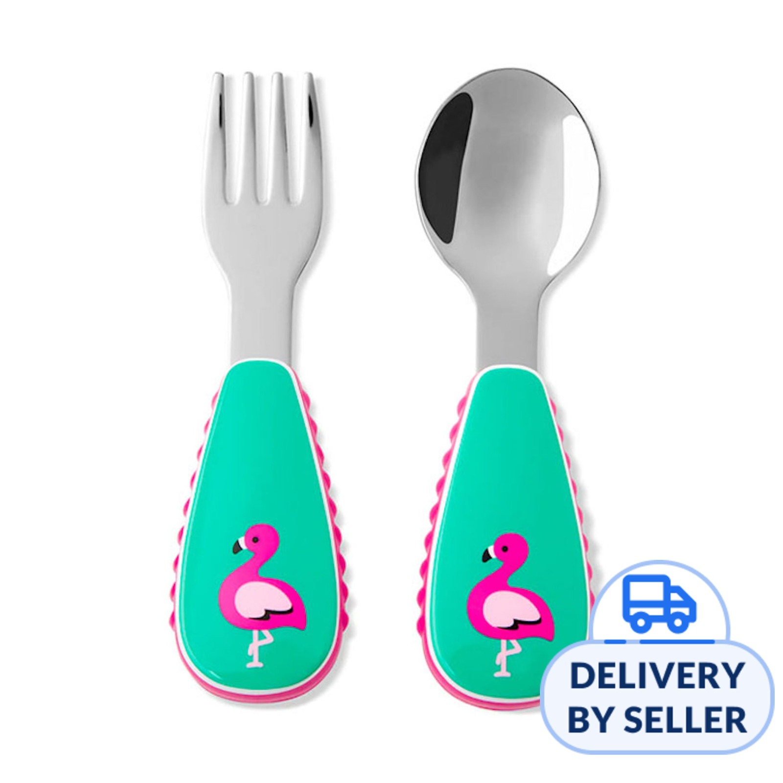 Skip Hop Zoo Utensils Fork & Spoon - Flamingo | NTUC FairPrice