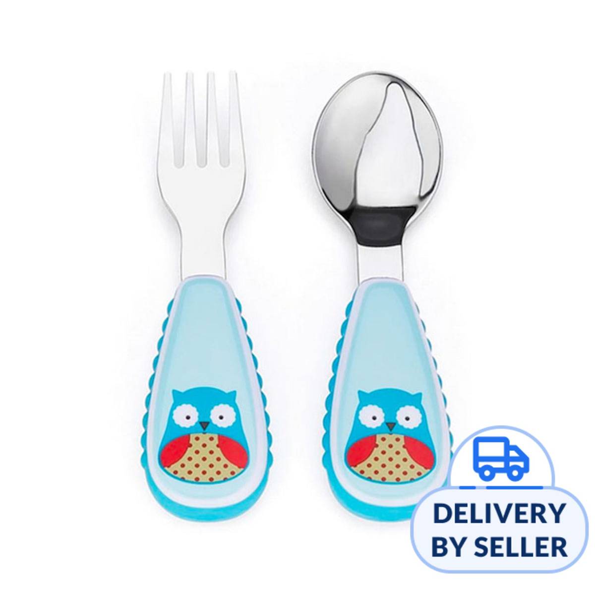 Skip Hop Zoo Utensils Fork & Spoon - Owl | NTUC FairPrice