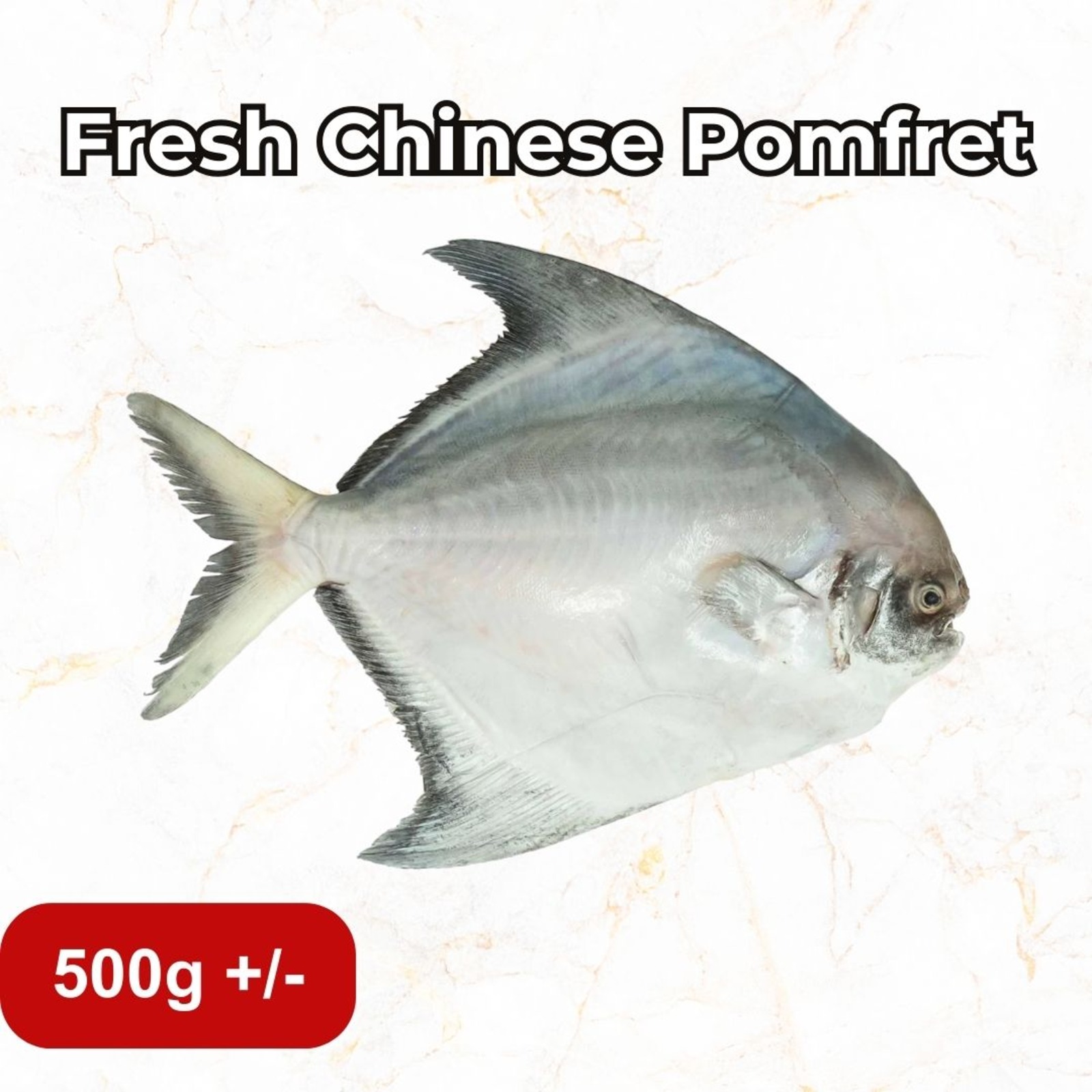 Pan Royal Fresh Chinese Pomfret - Cleaned and Gutted | NTUC FairPrice