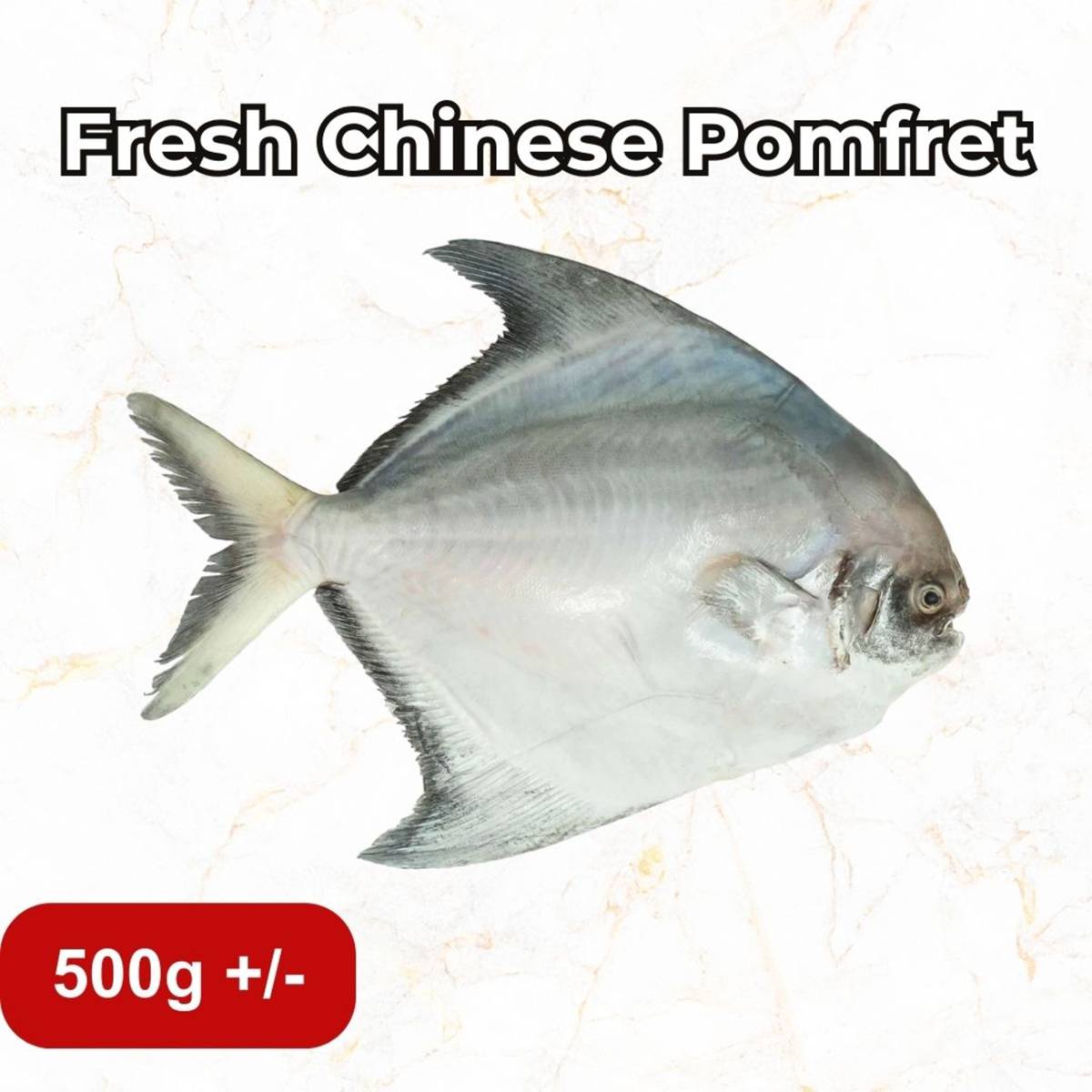 Pan Royal Fresh Chinese Pomfret - Cleaned and Gutted | NTUC FairPrice