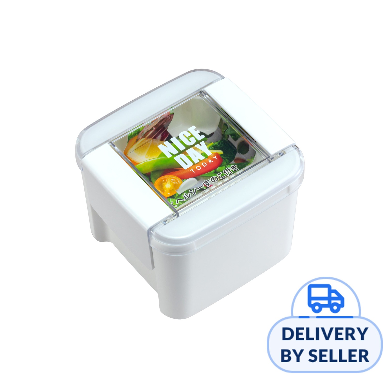 Lustroware Easy Care Lunch Box Deep Type 610ml-White | NTUC FairPrice