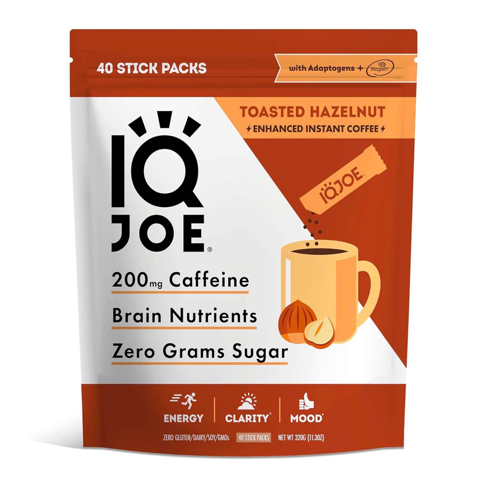 IQBar IQJoe Enhanced Instant Coffee Toasted Hazelnut | NTUC FairPrice