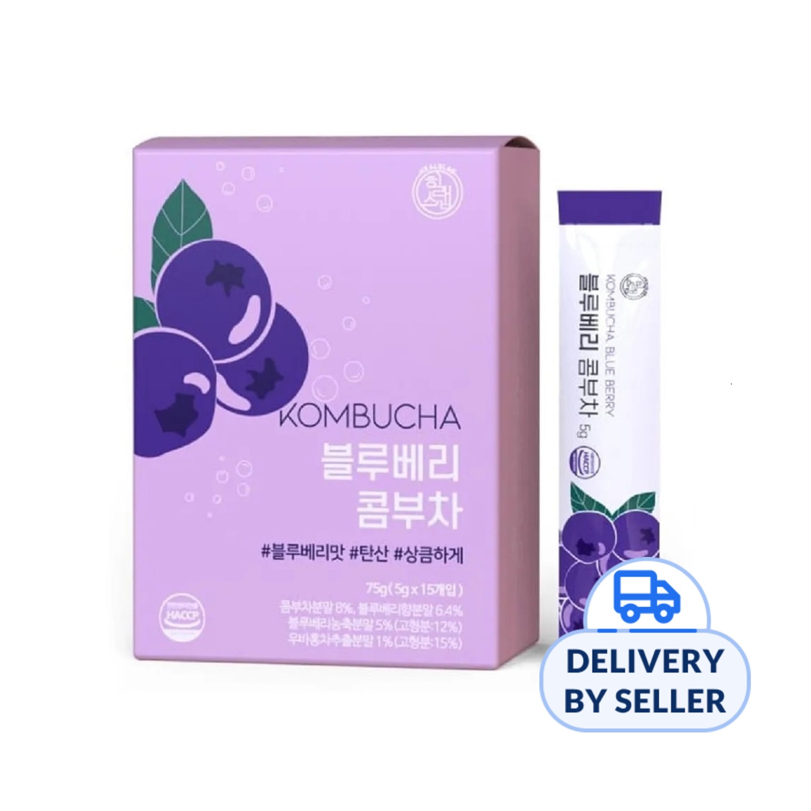 HEALSLAB Instant Kombucha Fermented Powdered Drink Blueberry | NTUC ...