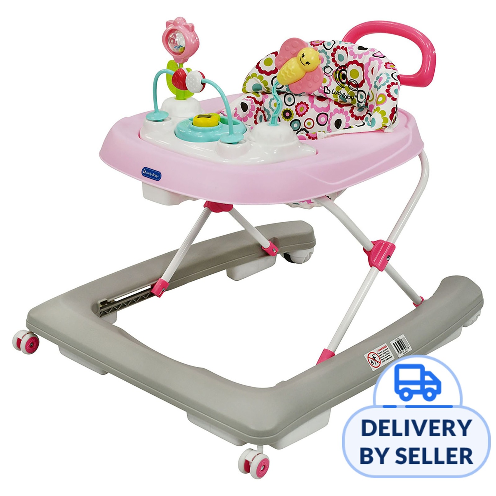 Lucky Baby 2 In 1 Baby Walker/Pusher - Blossom | NTUC FairPrice