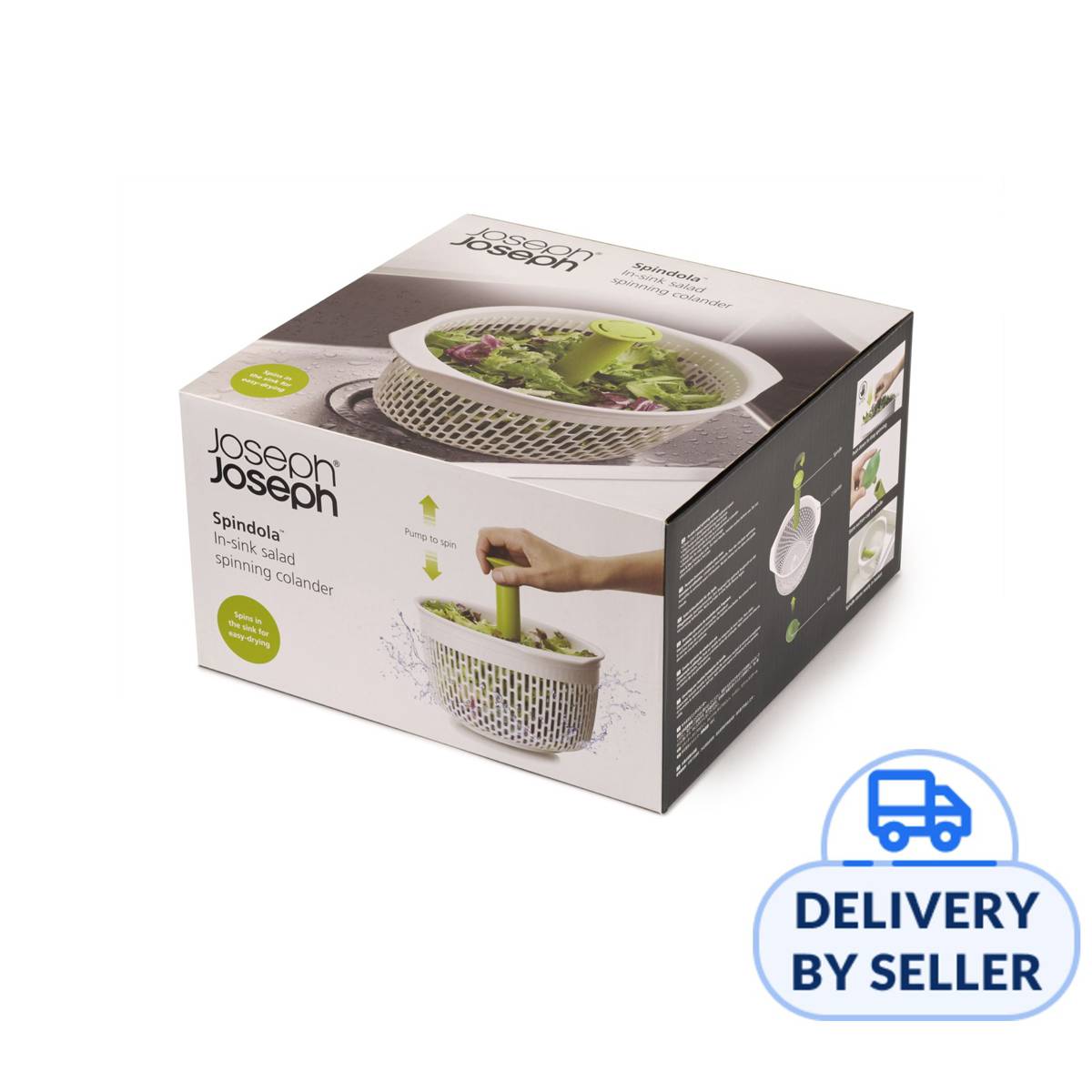 Joseph Joseph Spindola In-sink Salad-spinning Colander | NTUC FairPrice