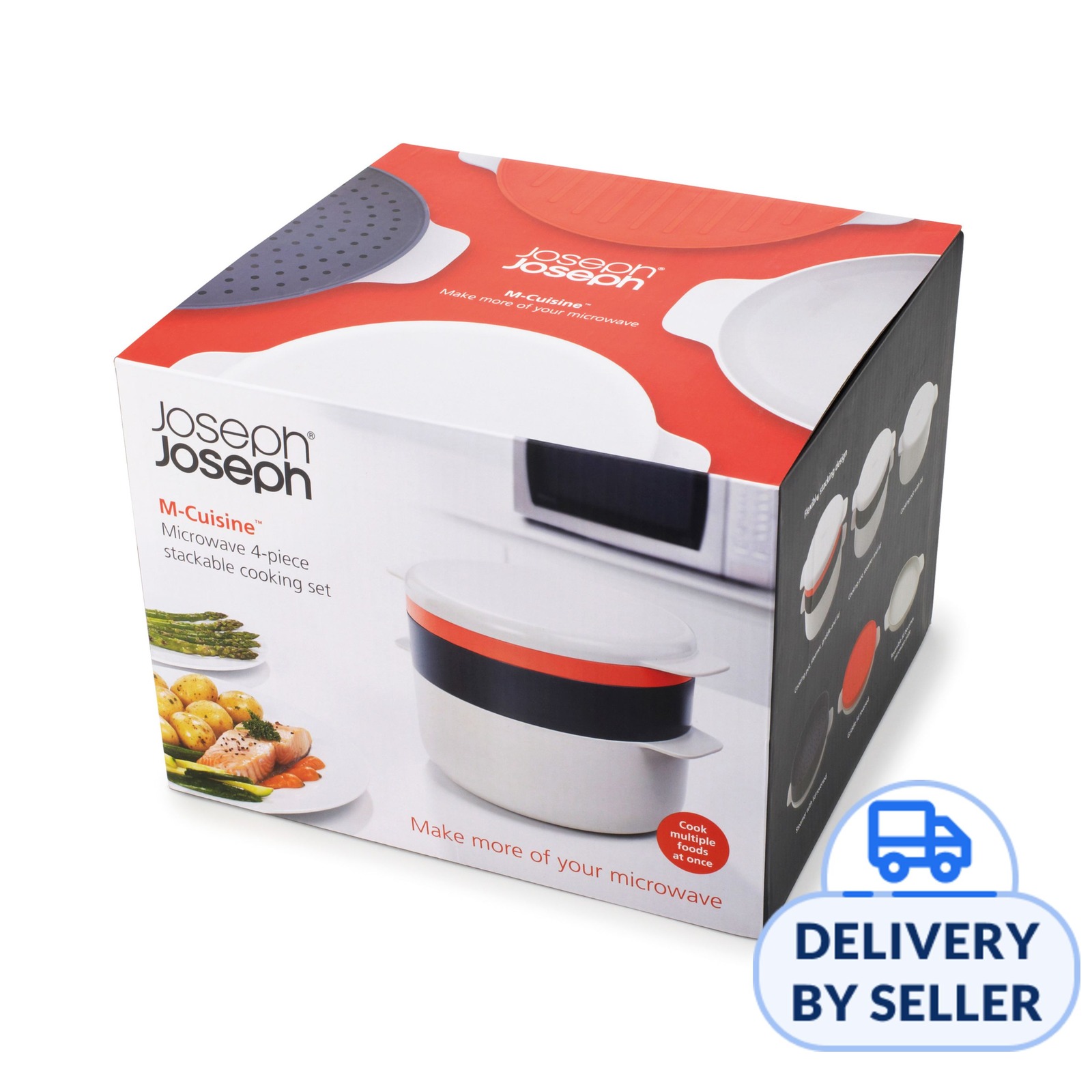 Joseph Joseph M-Cuisine 4pcs Stack Microwave Cooking Set | NTUC FairPrice