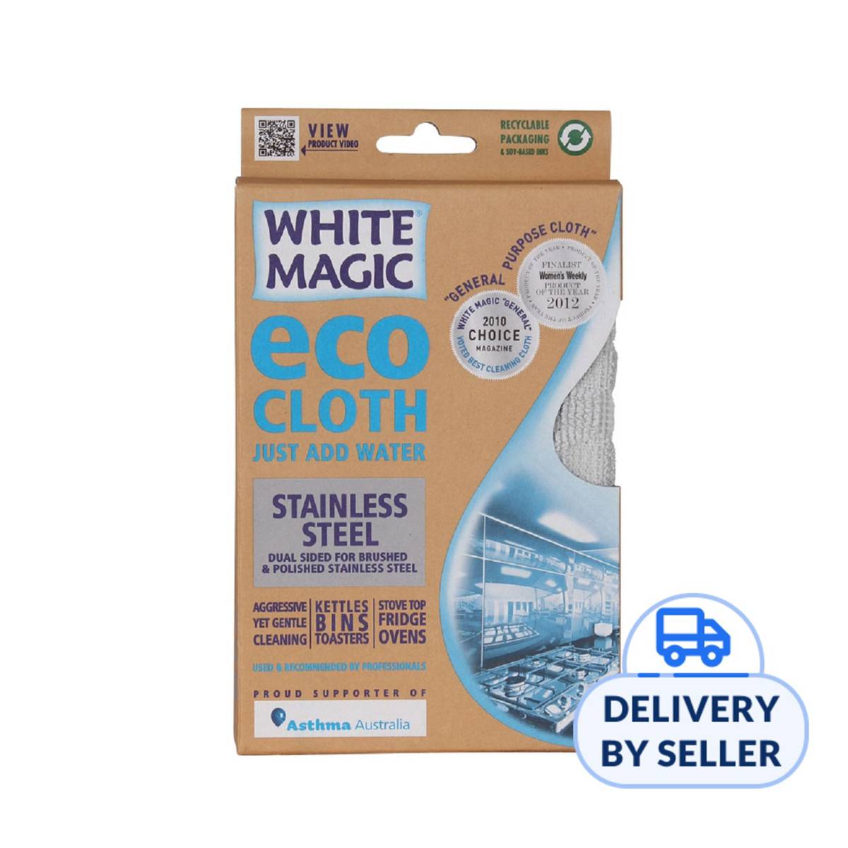 White Magic Eco Cloth Stainless Steel Cleans with Just Water | NTUC ...